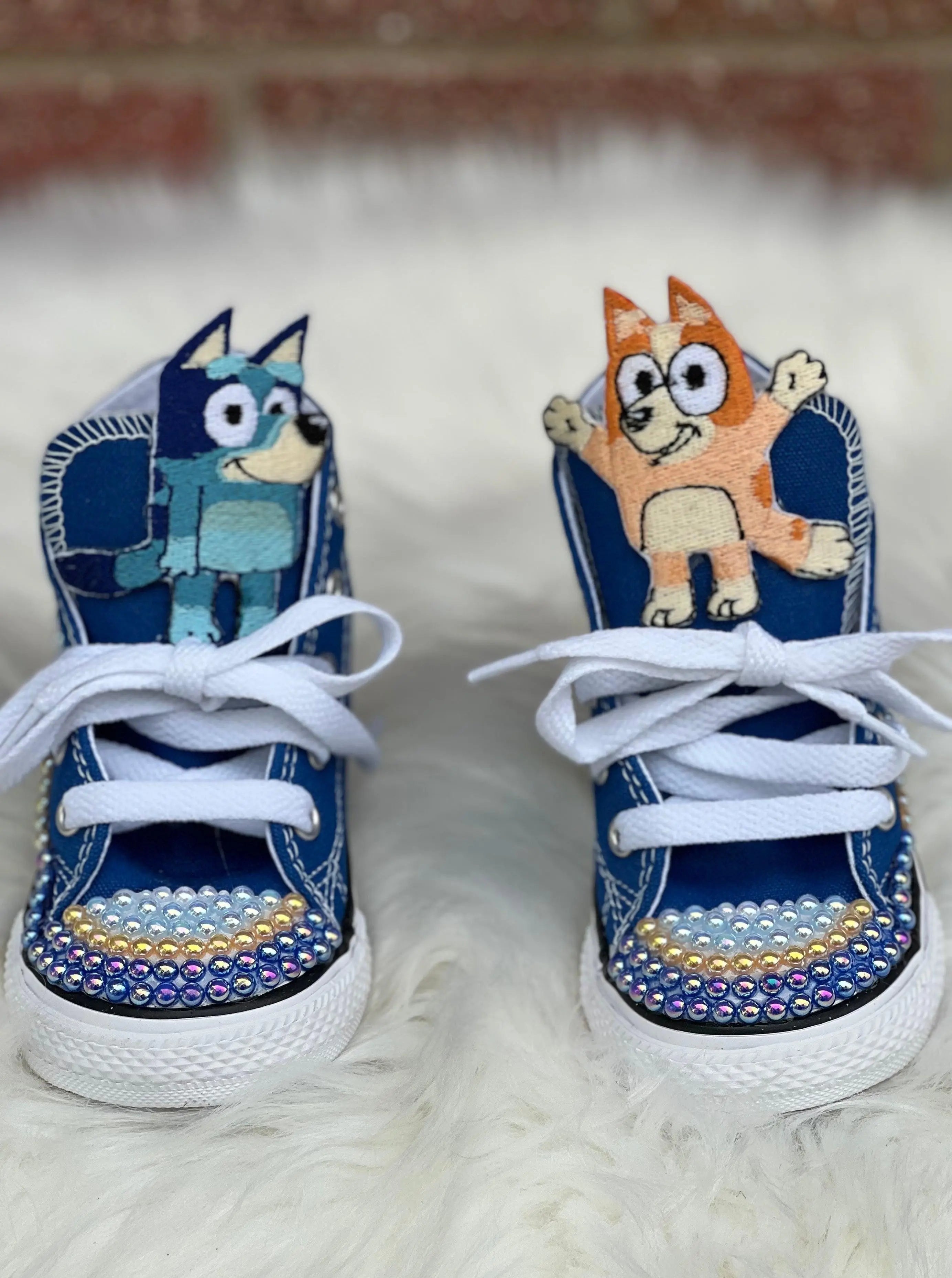 Bluey Custom Shoes – KolorfulKidzCustoms